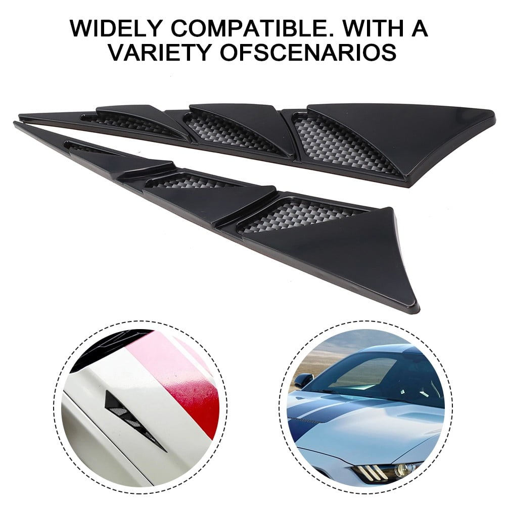 Goodhd Car Bonnet Hood Scoop Air Intake Inlet Flow Vent Cover ...