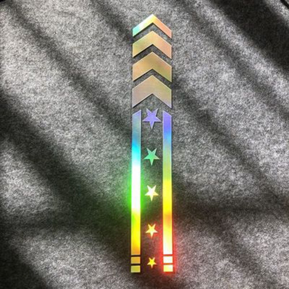 Goodhd Car Motorcycle Reflective Arrow Decals Rim Stripe Wheel On ...