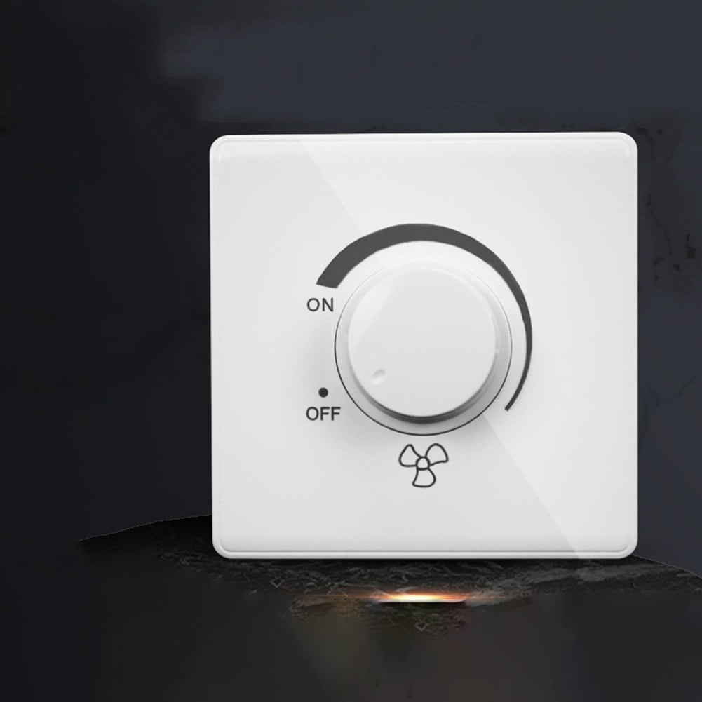 Goodhd Ceiling Fan Speed Switch 86 Type Fan Speed Regulator Electric ...