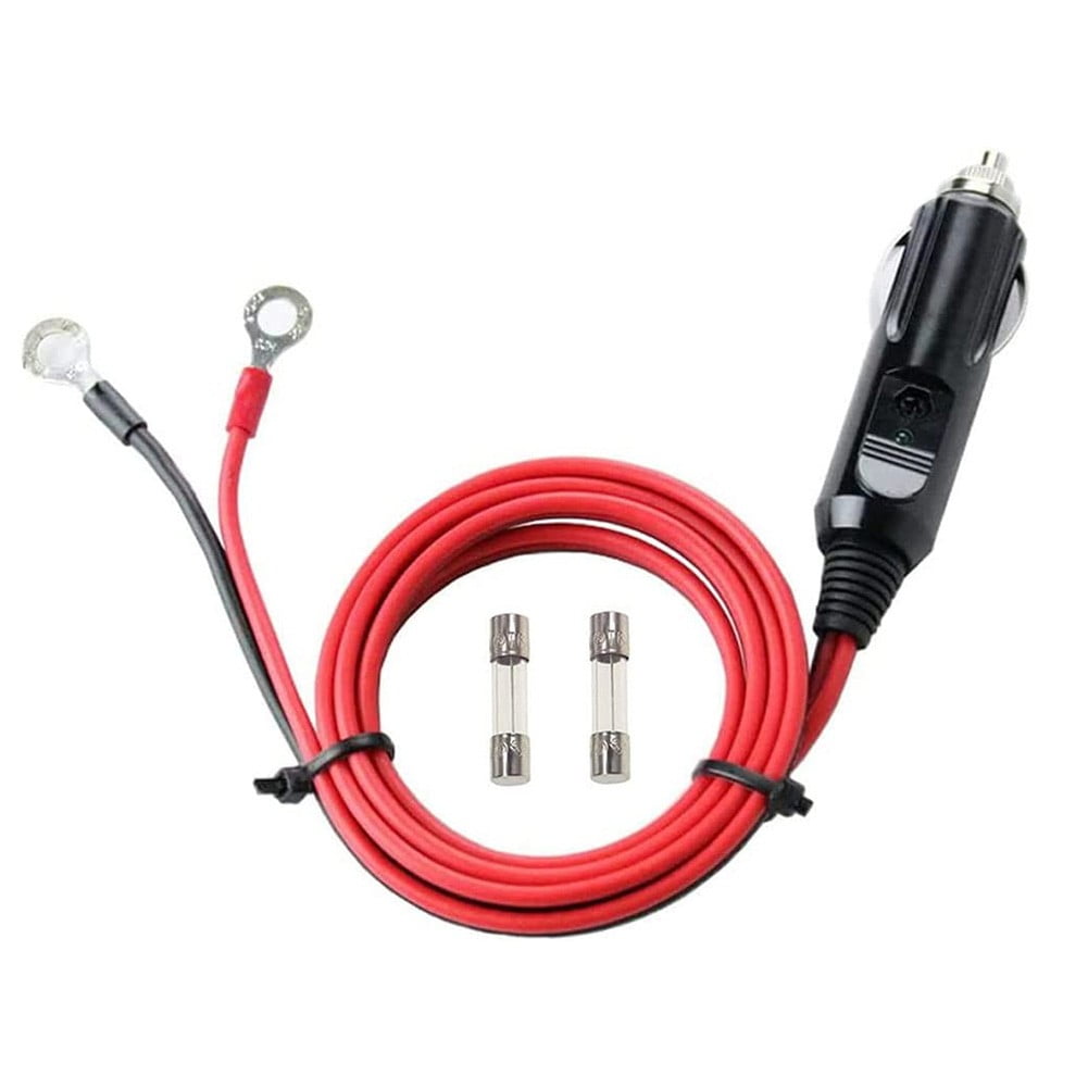 Goodhd Dc12-24V 15A Male Car Socket Connector Adapter With Wire ...