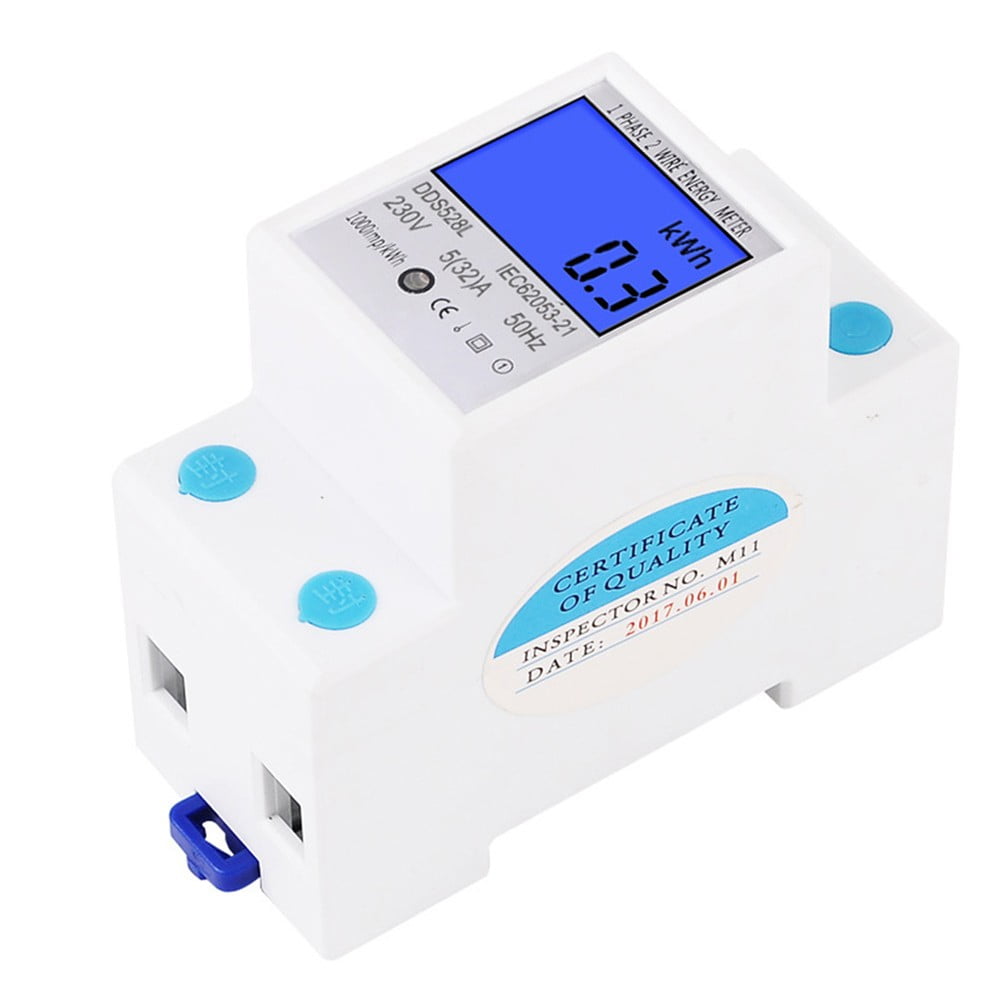 Goodhd Dds528L Single Phase Energy Meter Digital Energy Meter Current Monitoring Relays-230V ...