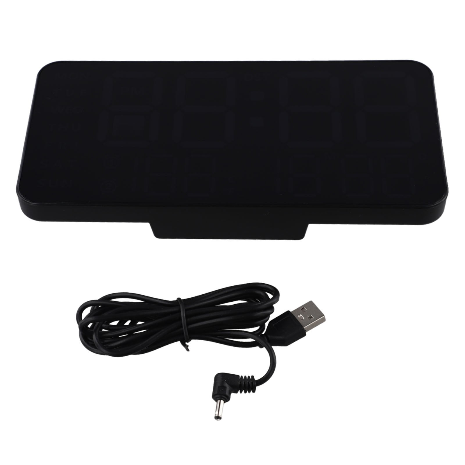 Goodhd Digital Wall Clock Temperature Date Week Display Table Alarm ...