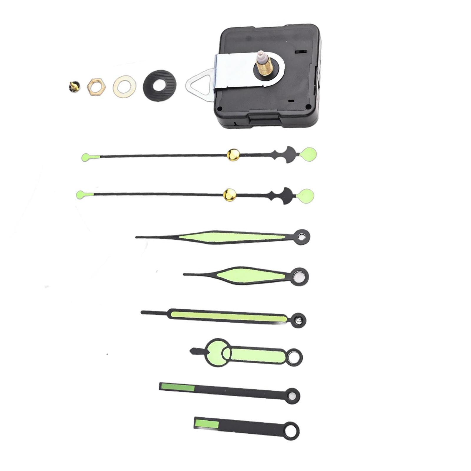 Goodhd Diy Quartz Clock Movement Mechanism Luminous Hands For Wall ...