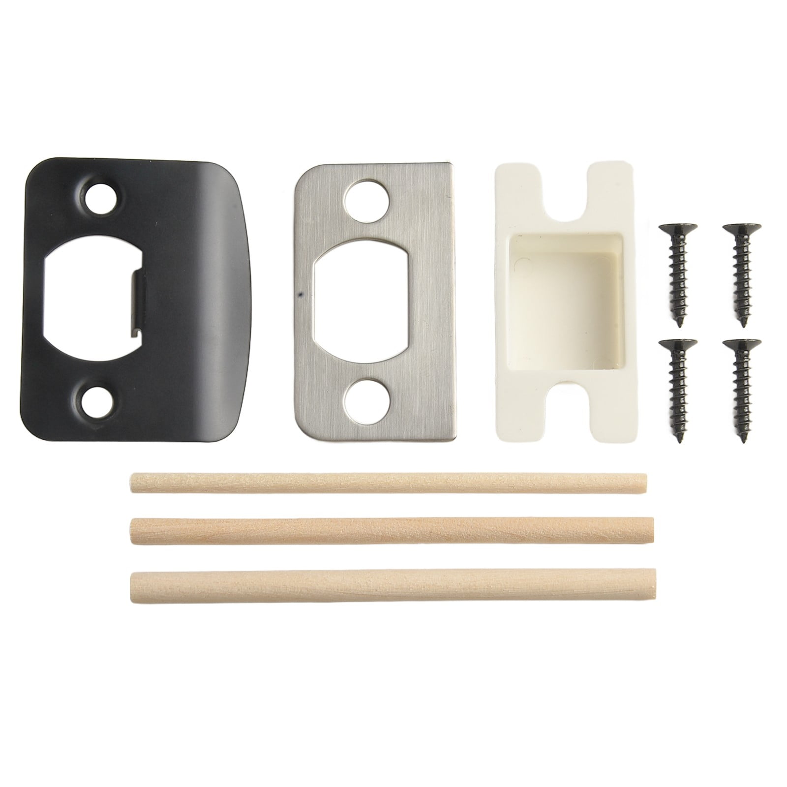 Goodhd Door Lock Strike Plate With Spacer Shim Door Security Lock ...