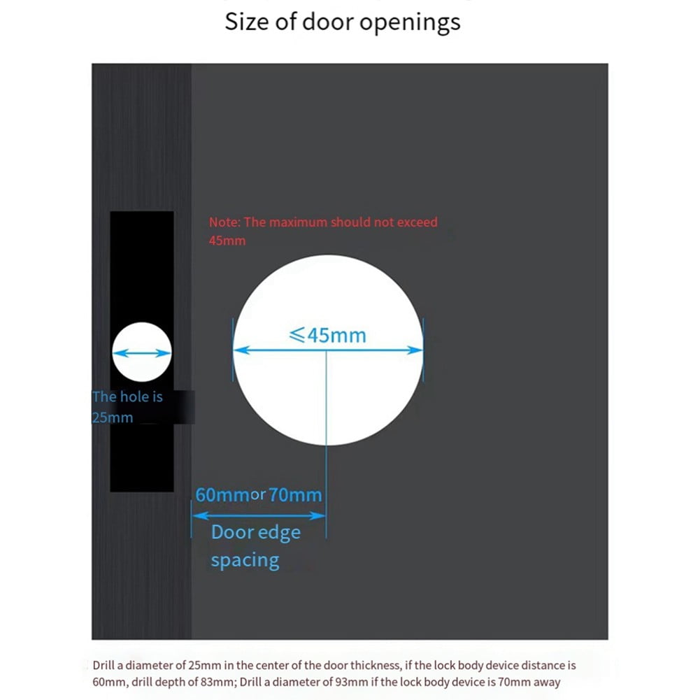 Goodhd Door Lock With Key,Front Door Lock,Bedroom Door Locks Door Lock ...