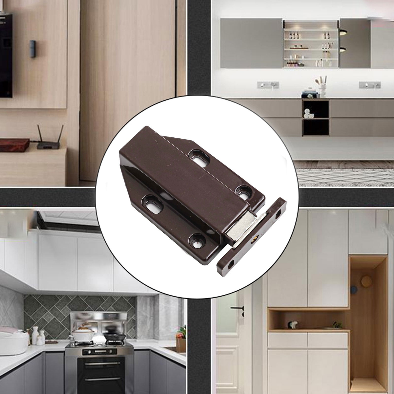 Goodhd Doors Catches Latch Magnetic Push Open Door Catches Drawer ...