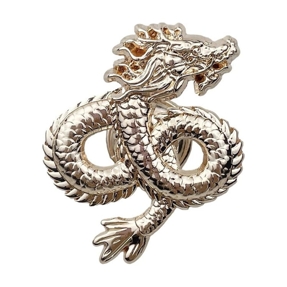 Goodhd Dragon Shape Zinc Alloy Furniture Handle Door Cabinets Knobs For ...