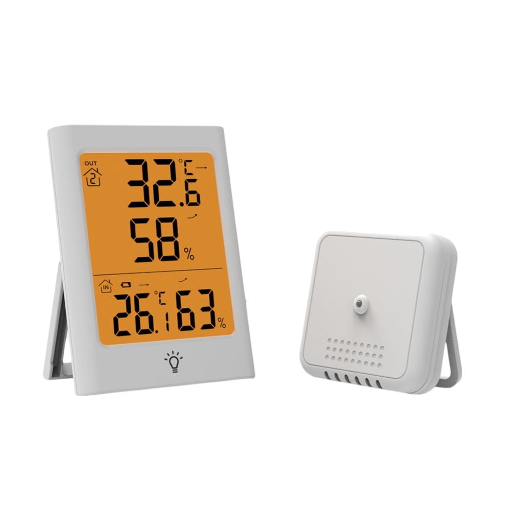 Goodhd Electronic Digital Thermometer Indoor And Outdoor Temperature ...