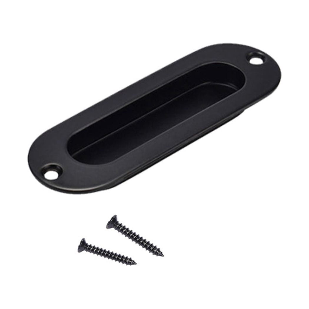 Goodhd Flush Recessed Pocket Sliding Barn Door Cabinet Rectangular Pull ...