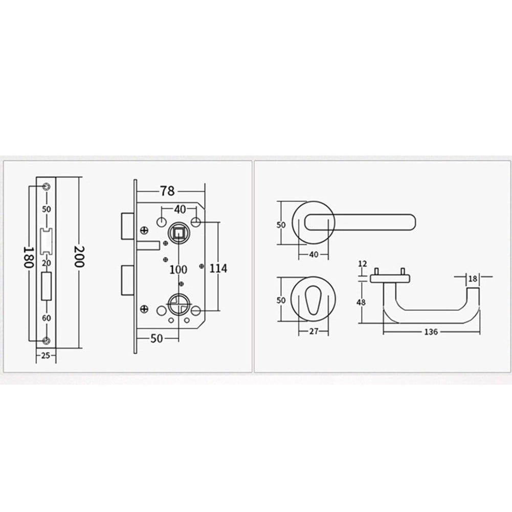 Goodhd For Stainless Steel Fire Door Lock Fire Escape Door Stainless ...