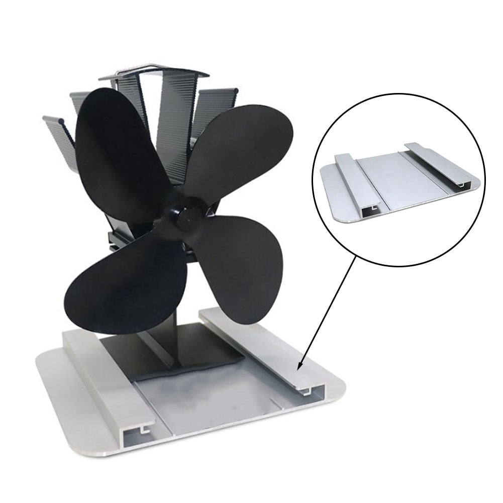 Goodhd Heat Insulation Board For Heat Energy Fan. Real Fire Stove Fan ...