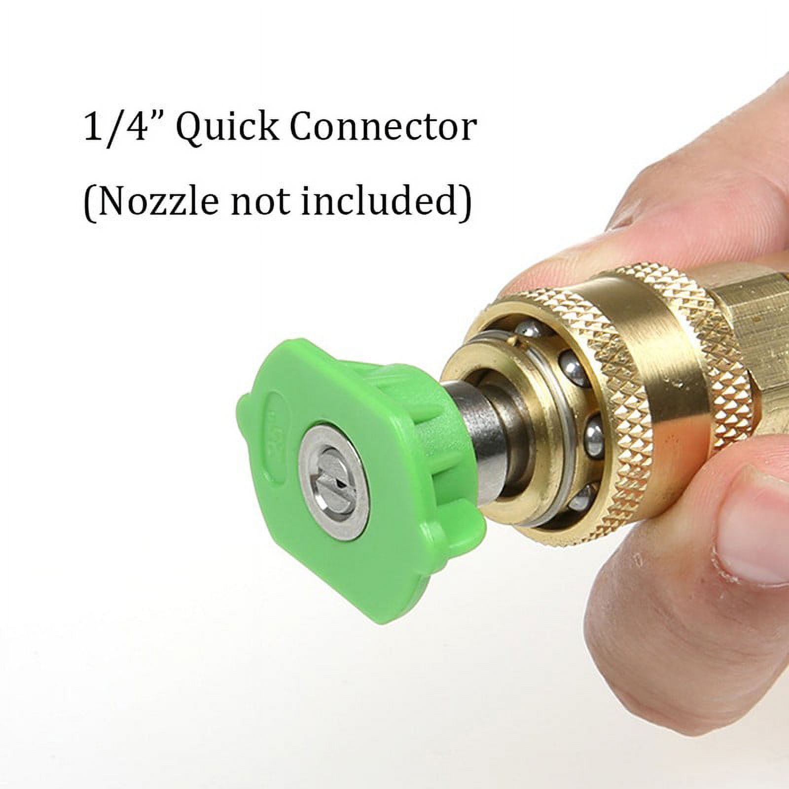 Goodhd High Pressure Washer Brass Connection Adapter M22*1.5Mm 1/4 ...