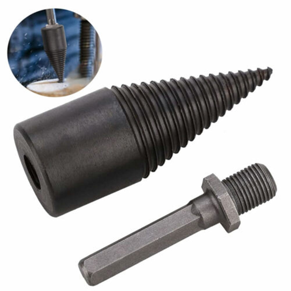 Goodhd High Speed Firewood Drill Bit Wood Splitter Screw Splitting Cone ...