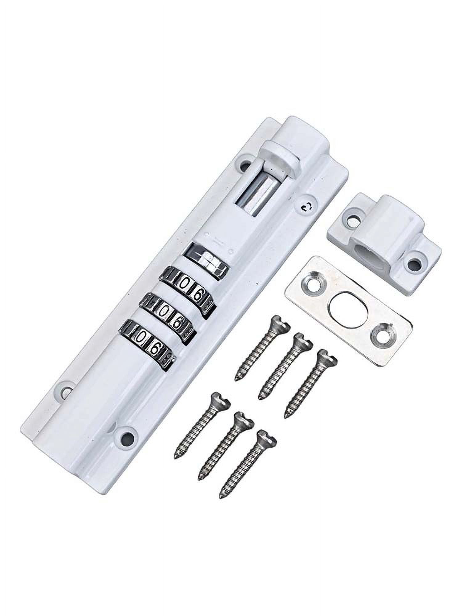 Goodhd Horizontal Door Bolt Lock Sliding Combination Code Can For Gate ...
