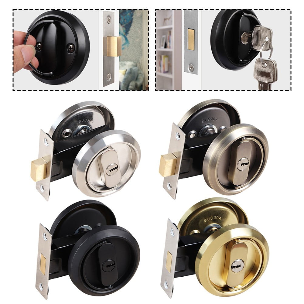 Goodhd Invisible Door Lock Pull Ring Lock 304 Stainless Steel Lock ...