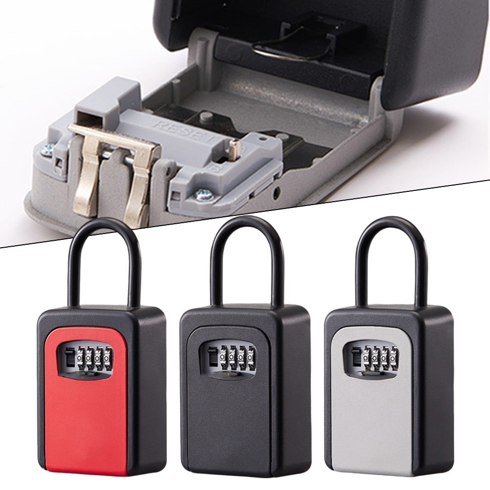 Goodhd Key Safe Lock Box Outdoor Key Lock Box Storage Key Full Metal ...