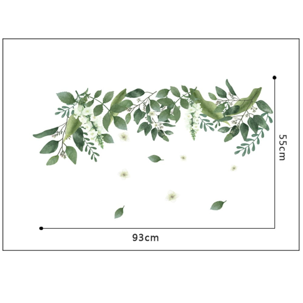Goodhd Leaves Plant Wall Sticker Vinyl Decal Home Art Mural - Walmart.com
