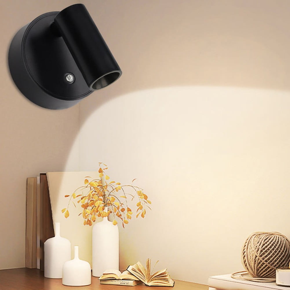 Goodhd Led Spotlight Type-C Wall Light Wireless 3 Colors With Touch ...