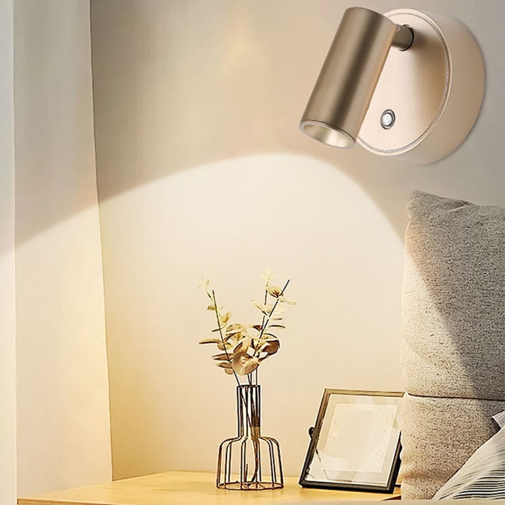 Goodhd Led Spotlight Type-C Wall Light Wireless 3 Colors With Touch ...