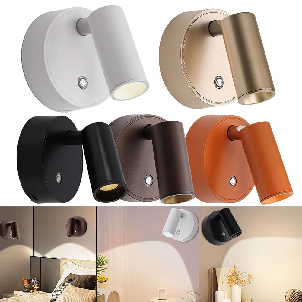 Goodhd Led Spotlight Type-C Wall Light Wireless 3 Colors With Touch ...