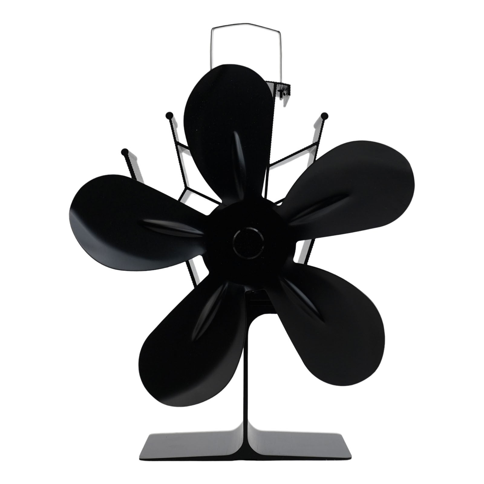 Goodhd Log Burner Fan 5 Blade Stove Fan Silent Operation Winter Warm ...