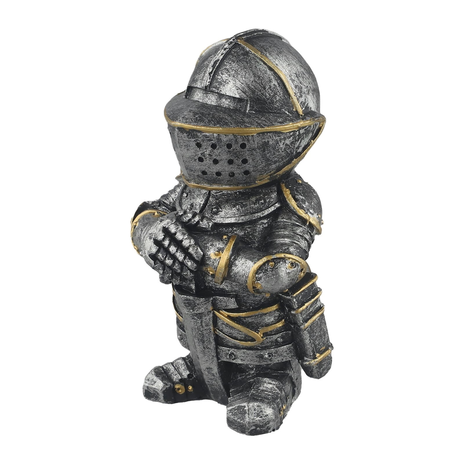 Goodhd Medieval Figurine Art Ornament Sculpture Gnome Guard Home Garden ...