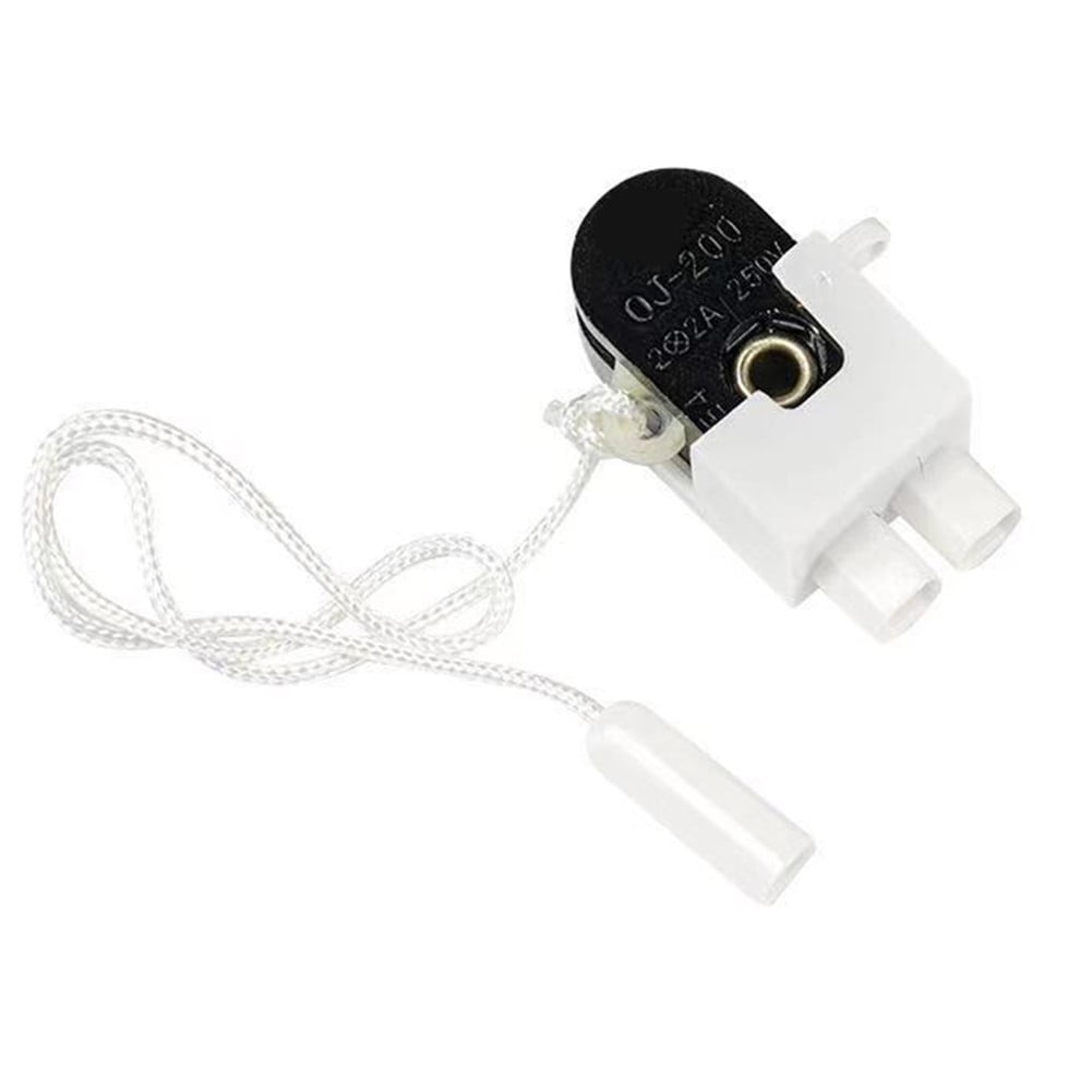 Goodhd Parallelower Pull Cord Wall Light Switch Rotating ON/OFF 2A 250V ...
