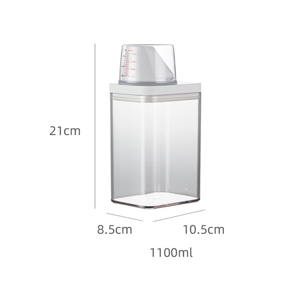 Goodhd Plastic Laundry Washing Up Powder Container Soap Detergents ...