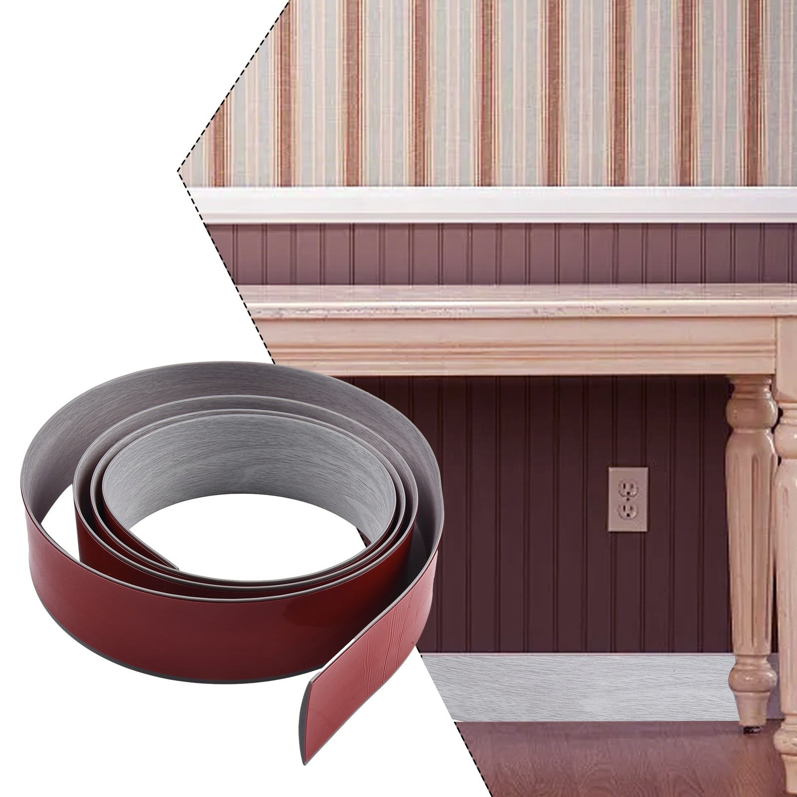 Goodhd Pvc Flat Floor Transition Strip Laminate Floor Door Divider ...