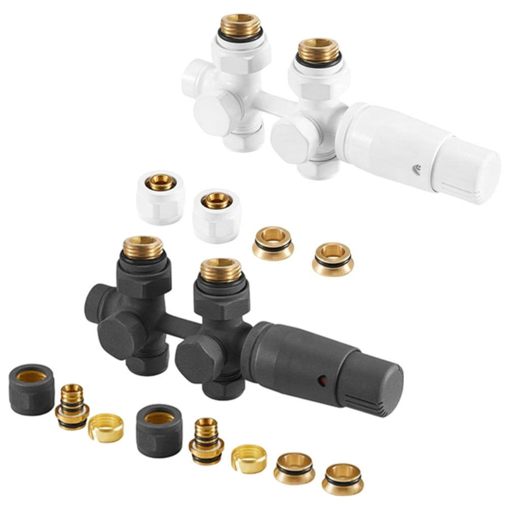 Goodhd Radiator Valve For Two-Pipe System Radiating Brass Thermostatic ...