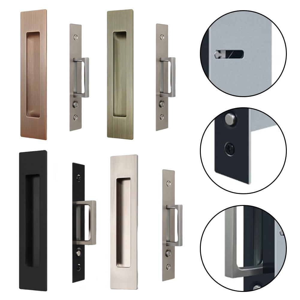 Goodhd Recessed Finger Flush Pull Sliding Wardrobe Door Handle With ...