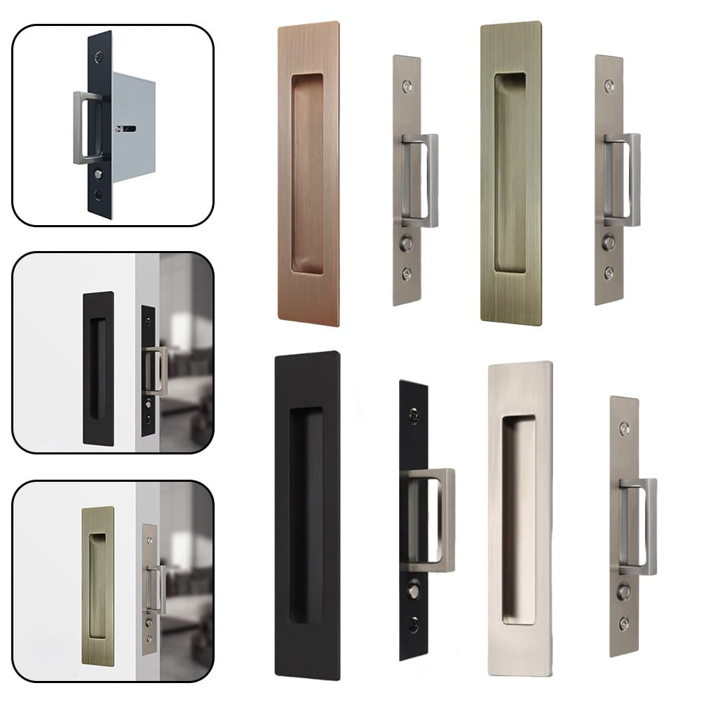 Goodhd Recessed Finger Flush Pull Sliding Wardrobe Door Handle With ...