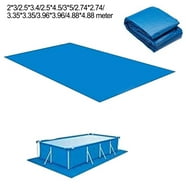 Sable BIG EXTRA LARGE Inflatable Pool, 95x75x40in Rectangular Pool for ...