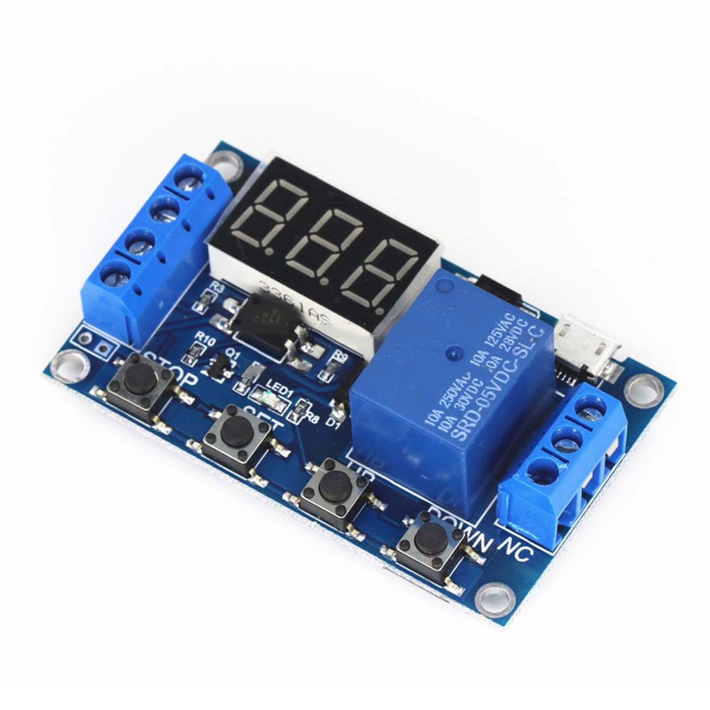 Goodhd Relay Module Delay Power Off Trigger Delay Cycle Timing Circuit Switch - Walmart.com