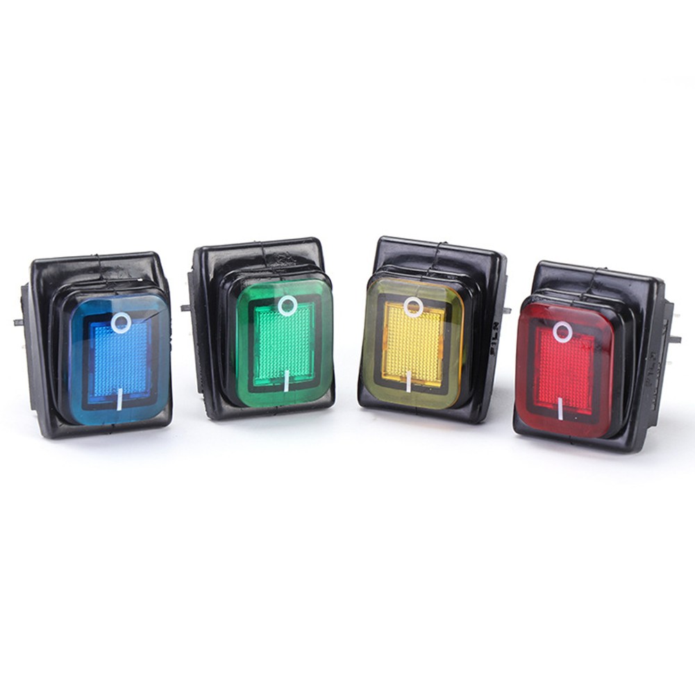 Goodhd Rocker Switch,Toggle Switch For Boats,4P 30A Waterproof Rocker ...