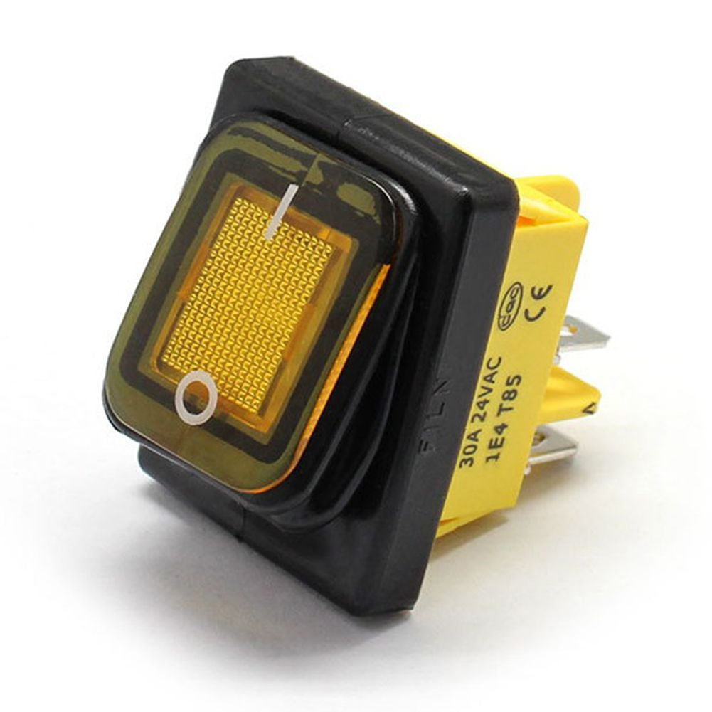 Goodhd Rocker Switch,Toggle Switch For Boats,4P 30A Waterproof Rocker ...