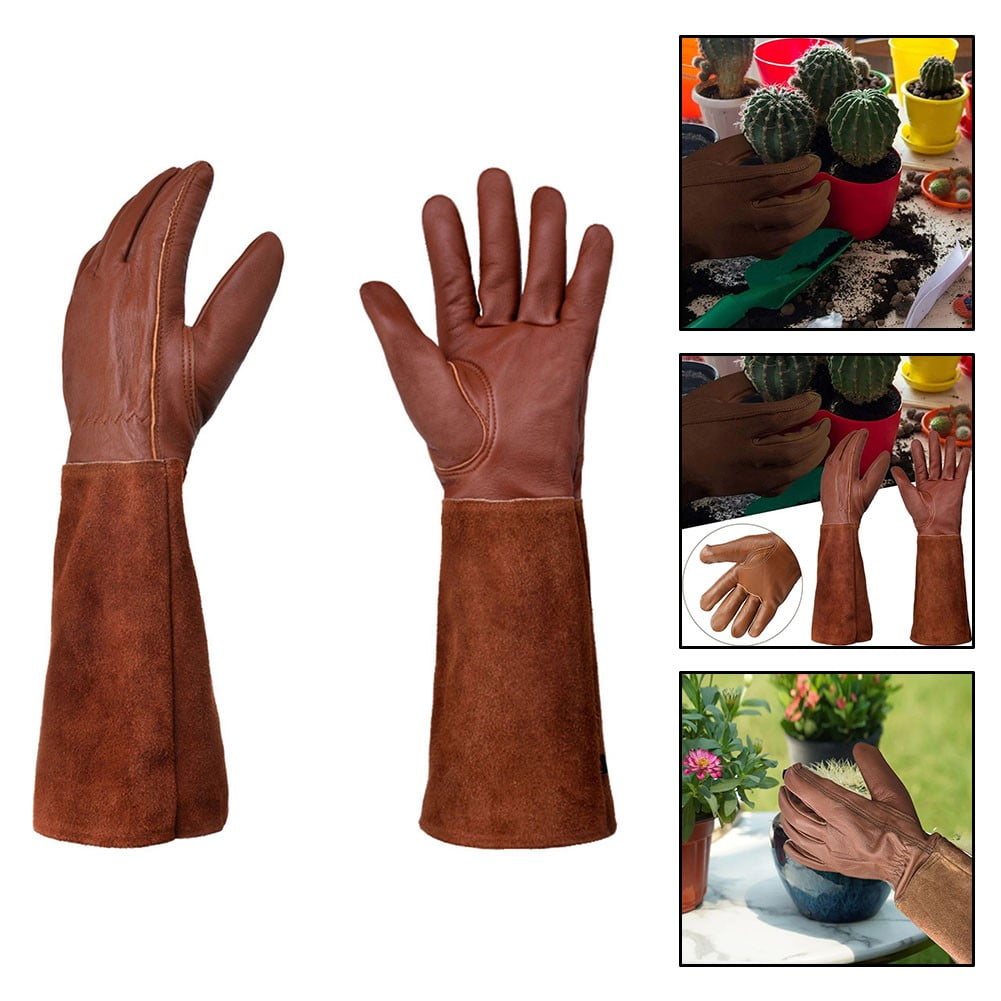 Goodhd Rose Pruning Thorn-Proof Gardening Gloves With Forearm Protection For Men And Wo,L ...