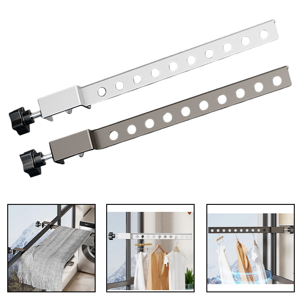 Goodhd Rotating Folding Clothes Hanger Wall Mounted Clothes Drying Rack ...