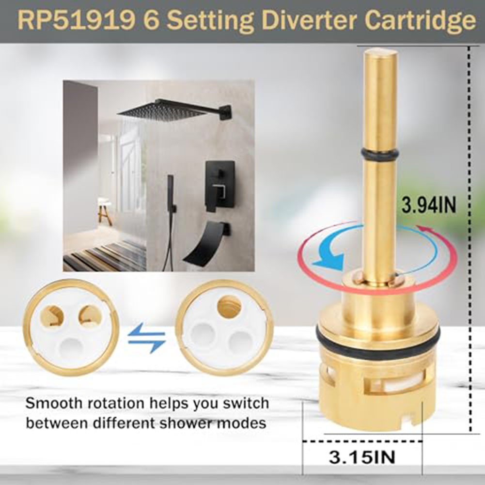 Goodhd Rp519196 Set Diverter Filter For Rp51919 Shower Filter Easy To ...
