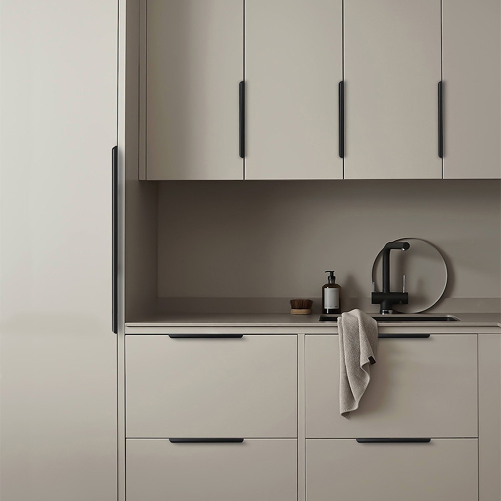 Goodhd Simple Built-In Cabinet Door Invisible Handle Wardrobe Built-In ...