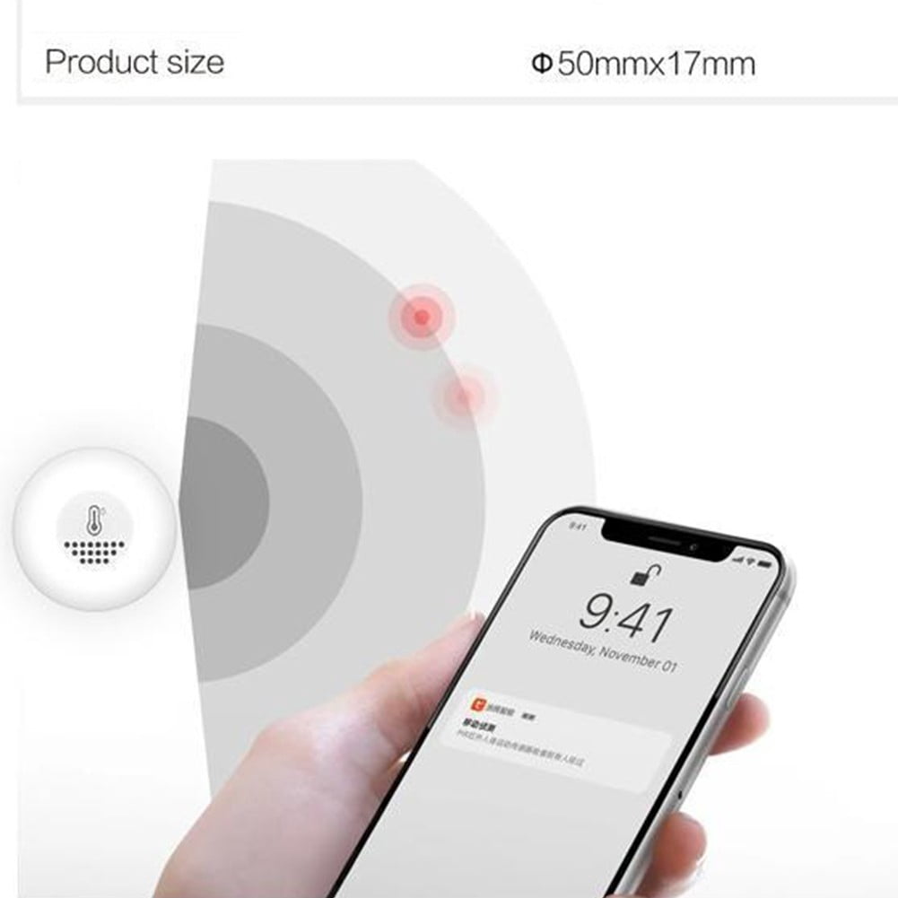 Goodhd Smart Temperature & Humidity Sensor For Zigbee For Tuya App ...