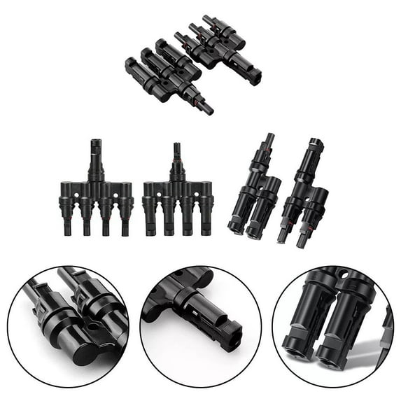 Goodhd Solar Panel Y Branch Cable Connection Waterproof Adapter ...