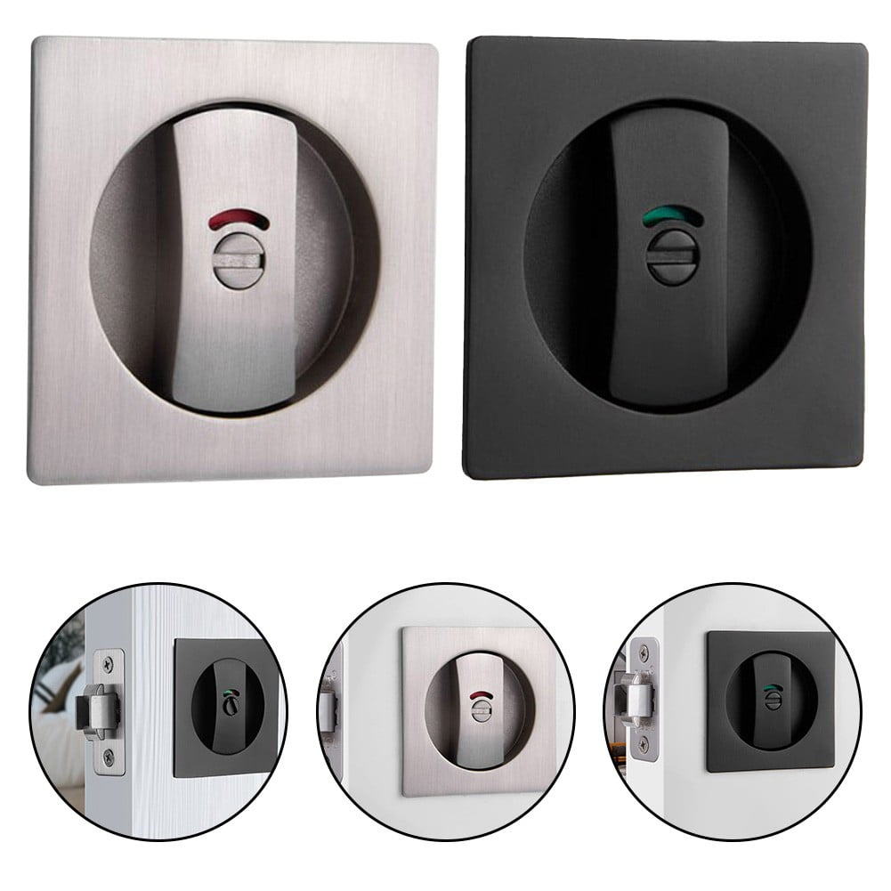 Goodhd Square Indicator Door Lock Integrated Bathroom Sliding Door With ...