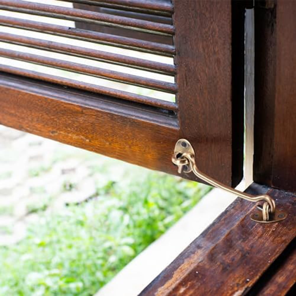 Goodhd Stainless Steel Hook Eye Latch Barn Door Lock For Cabin Hook ...