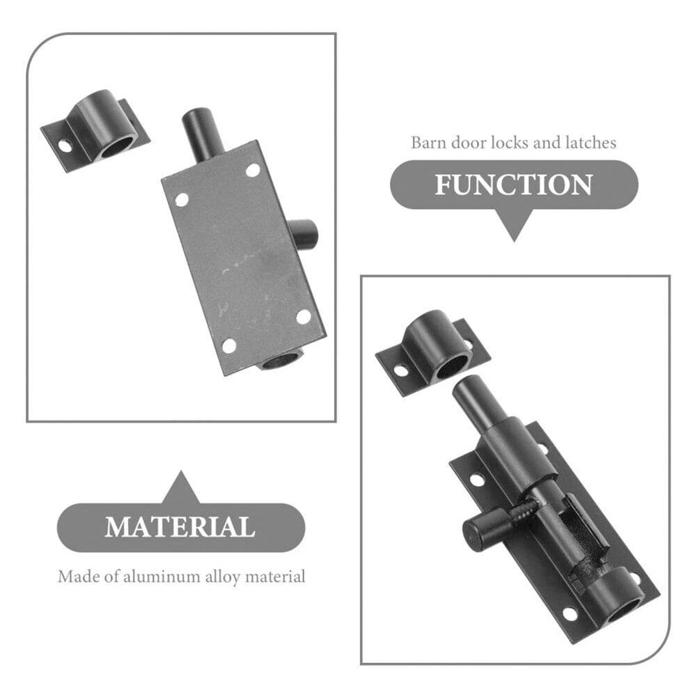 Goodhd Stainless Steel Outdoor Sliding Door Bolt With Padlock Hole For ...