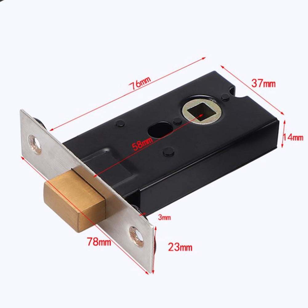 Goodhd Stainless Steel Single Lock Invisible Door Round Single Lock ...