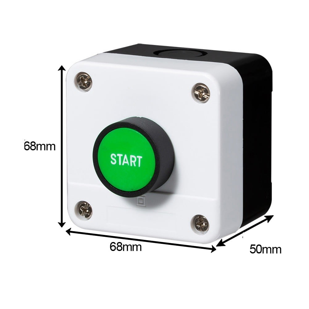 Goodhd Start Sign Self-Reset Industrial Control Momentary Waterproof ...