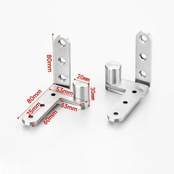 Goodhd Thickened Stainless Steel Floor Pivot Invisible Door Hinge ...
