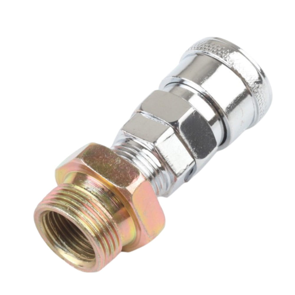 Goodhd Three-Way Straight Through Joint Pneumatic Tank Connector 1/4 ...