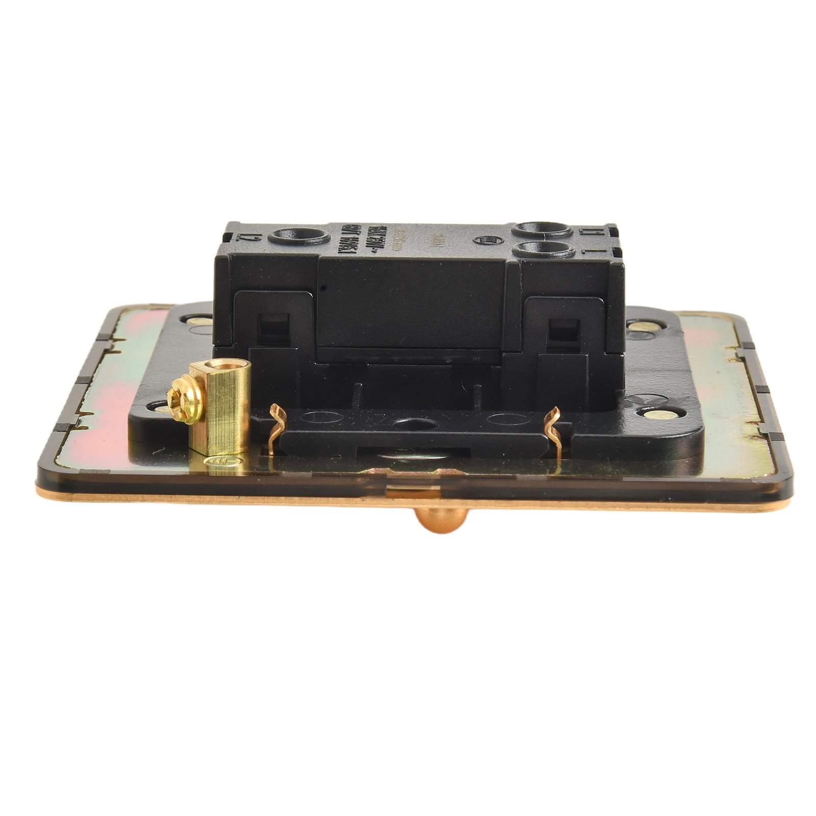 Goodhd Toggle Light Rocker Switch 1/2 Way Retro Brass Plate Lever 86 ...